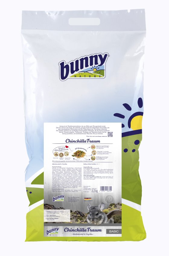 Bunny ChinchillaTraum BASIC - Chinchillafutter Futter für Chinchillas ...